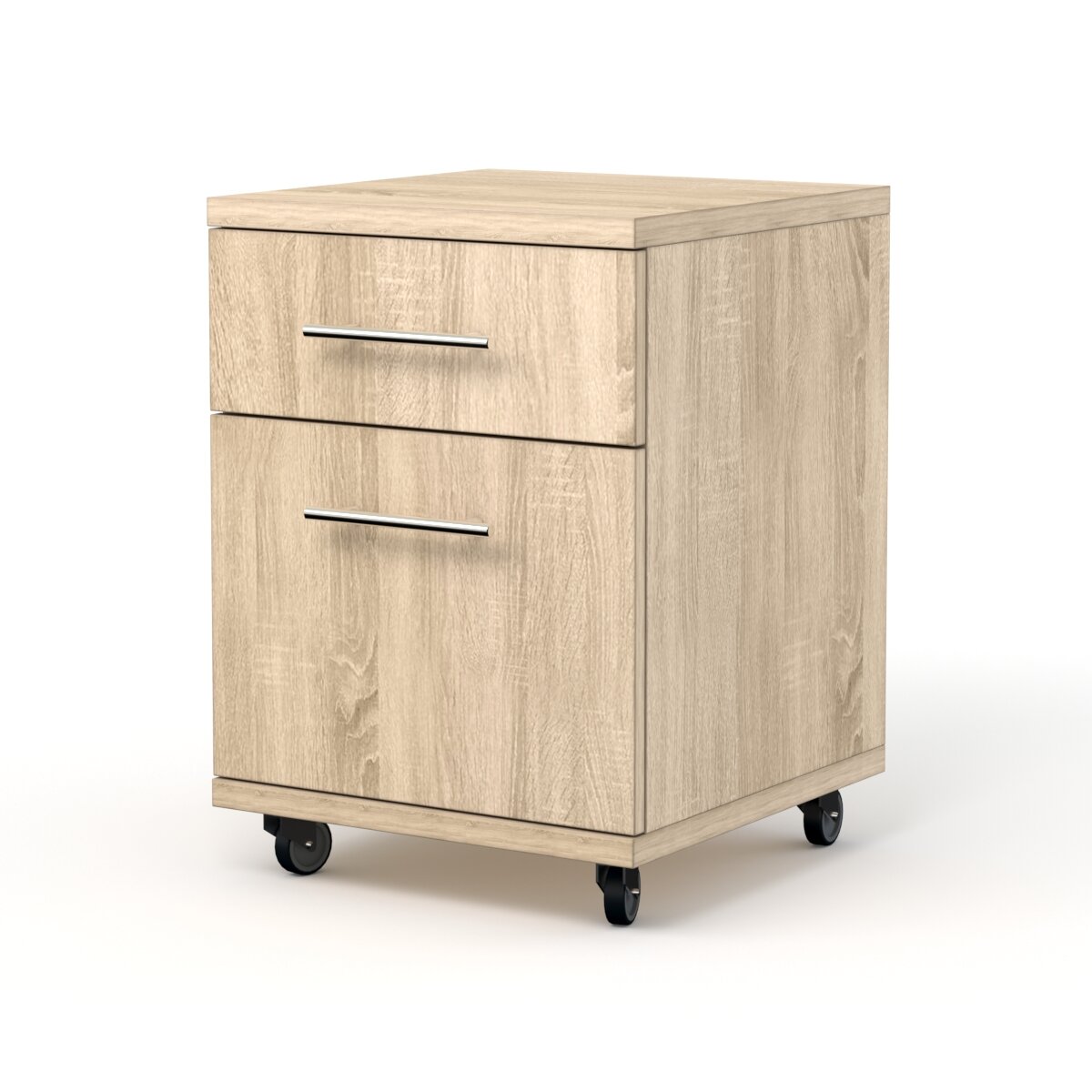 Тумба файловая подкатная НТ-330 ФЛ, Дуб Сонома. Производитель товара - компания Westcom.