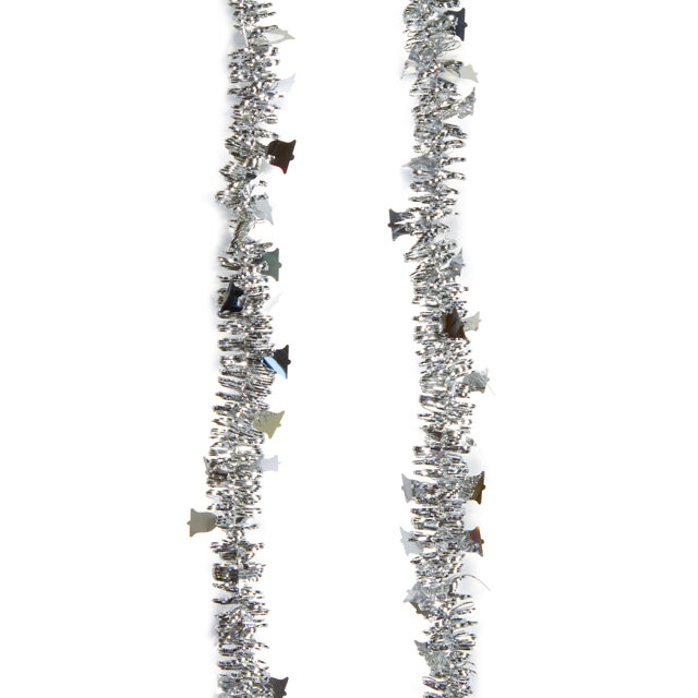 Мишура Колокольчики 2.7 м*20 мм серебряная, MOROZCO (Морозко), М1401