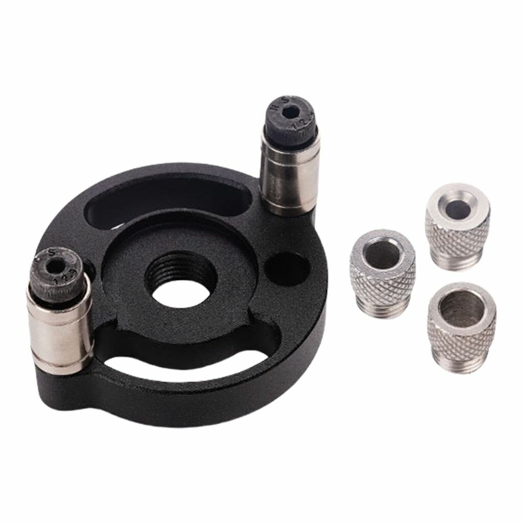 Прямой дырокол для деревообработки, набор сверл 6, 8, 10 мм, черный