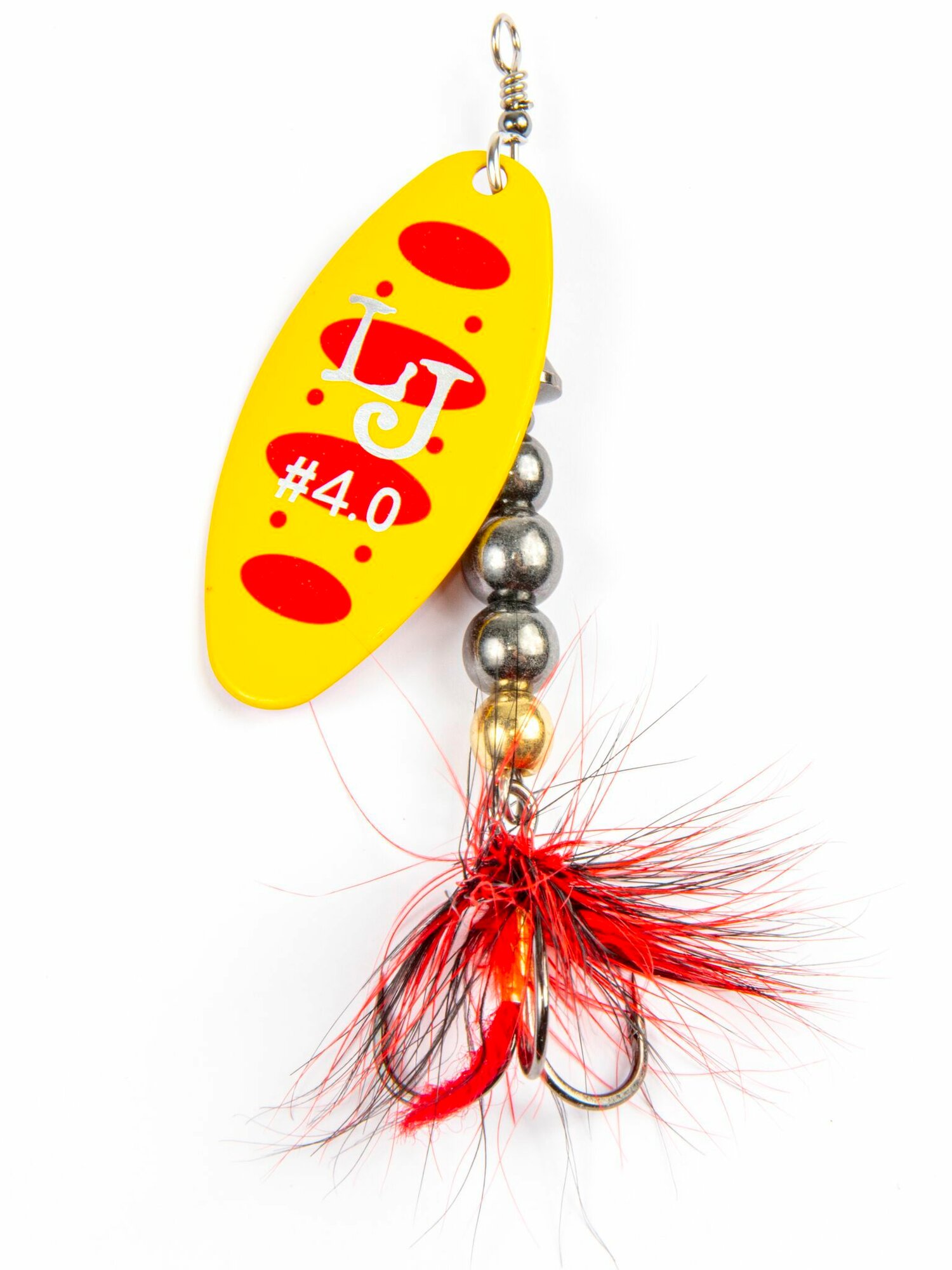 Блесна на окуня вращающаяся (вертушка) Lucky John SPIN X ROUND 02 5,0г CR/GR/SR 3шт. набор приманок для ловли среднего окуня, судака и жереха , снасти рыболовные для зимней и летней рыбалки