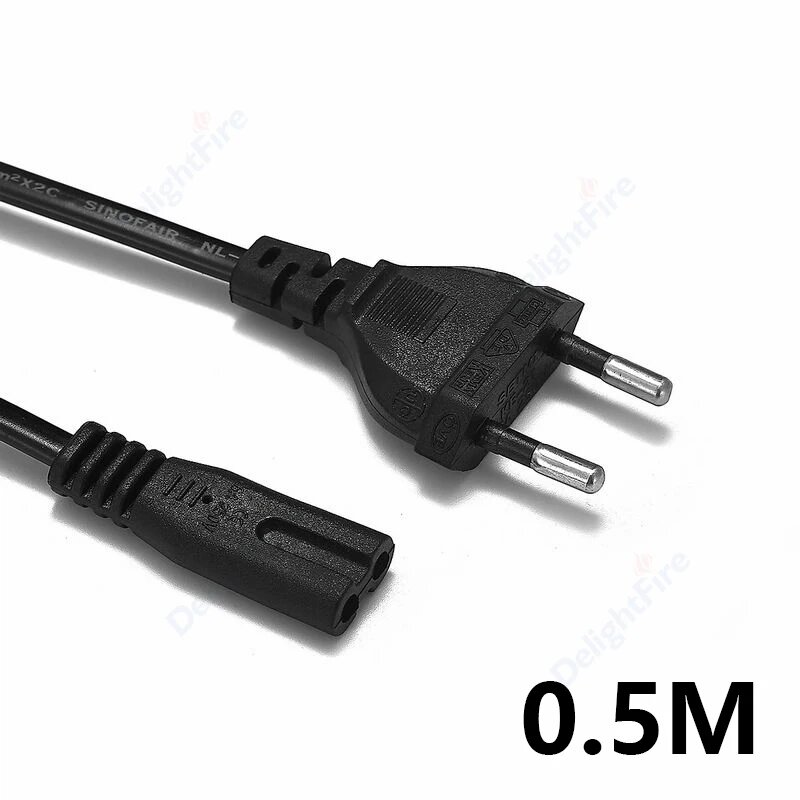 Удлинитель кабеля питания DelightFire C7 0,5-10 м 0.5Meters