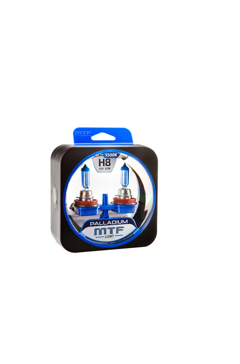 Галогеновые лампы MTF light Palladium H8 12Вт. 35 Ватт (2 лампы)
