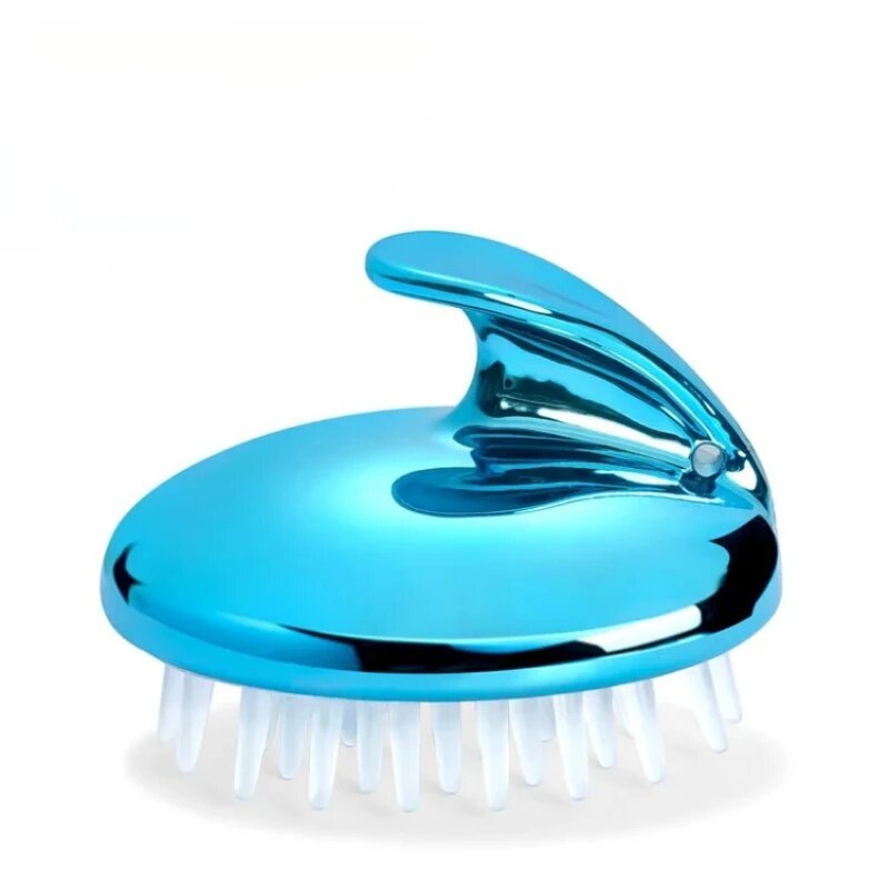 MOONBIFFY Силиконовая массажная расческа для роста волос Синий, Blue