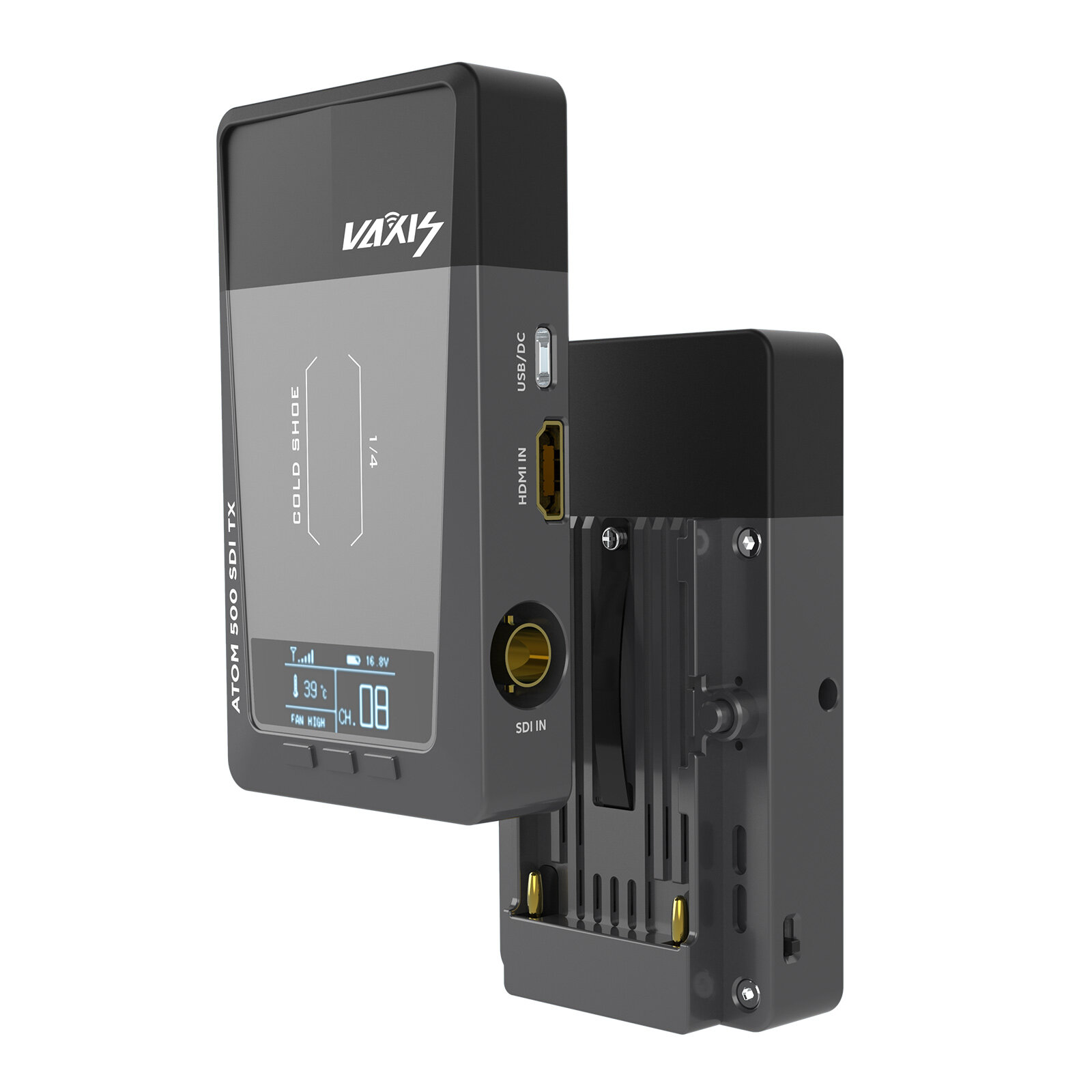 VAXIS ATOM 500 SDI версия 1080P HDMI беспроводная система передачи изображения и видео, передатчик и приемник 150 м/492 фута, большой диапазон передачи для DSLR-камер, стабилизаторы подвеса