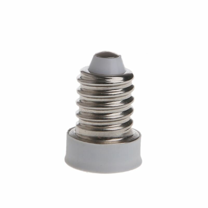 Переходник E14 на E12 - серебристый