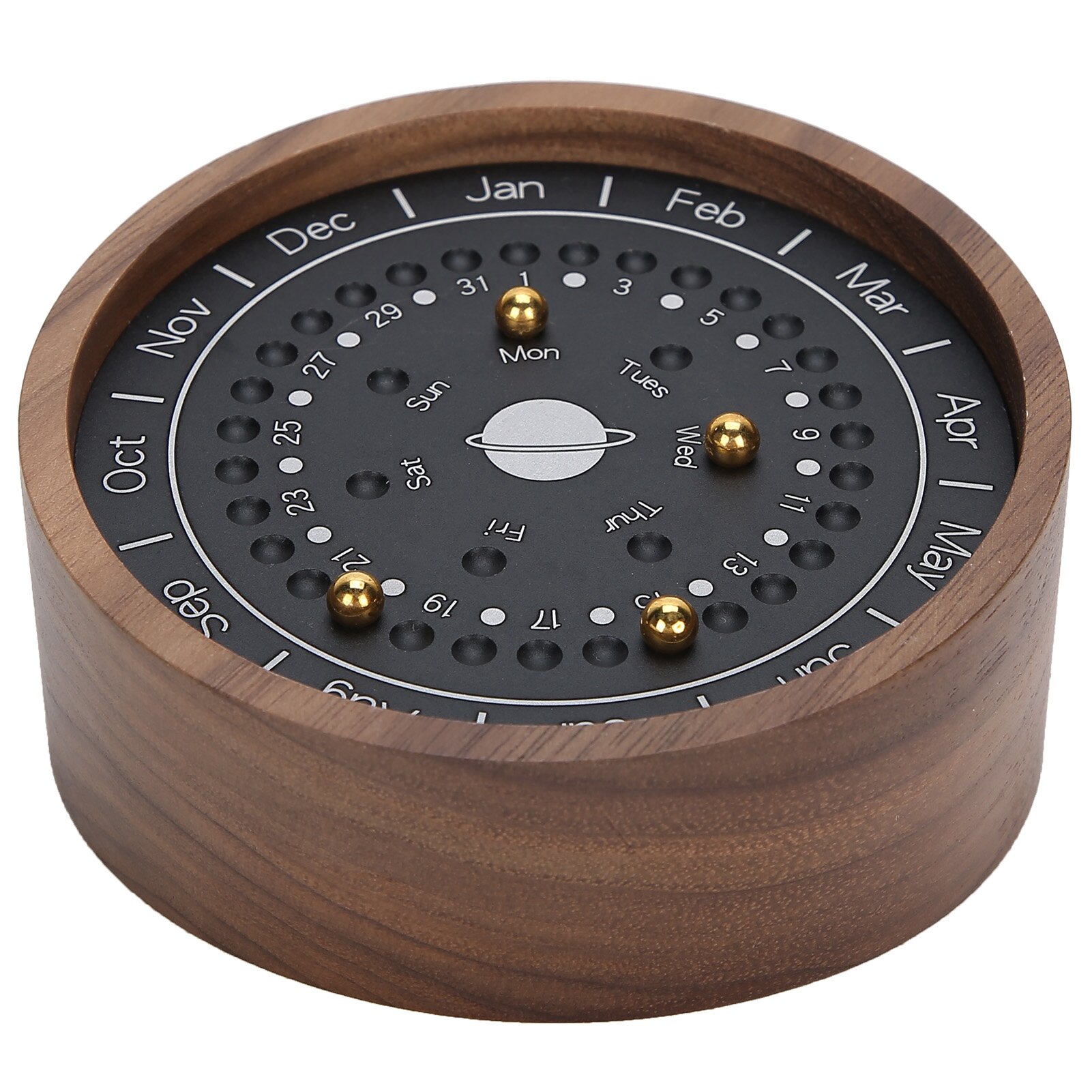 Планетарный календарь деревянные деловые столы календаря календарь офис дома украшения украшения блэк