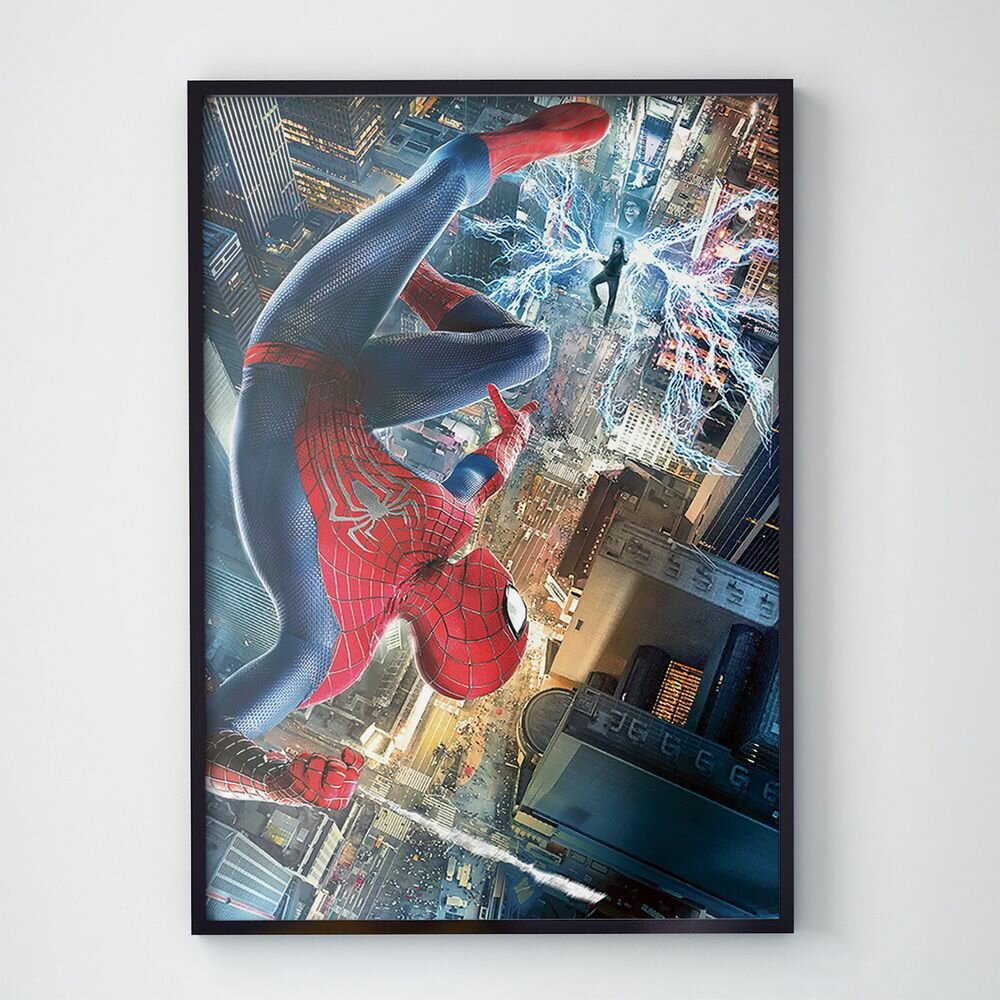 Плакат, постер Человек-Паук, Amazing Spider-Man на бумаге, размер 21х30см