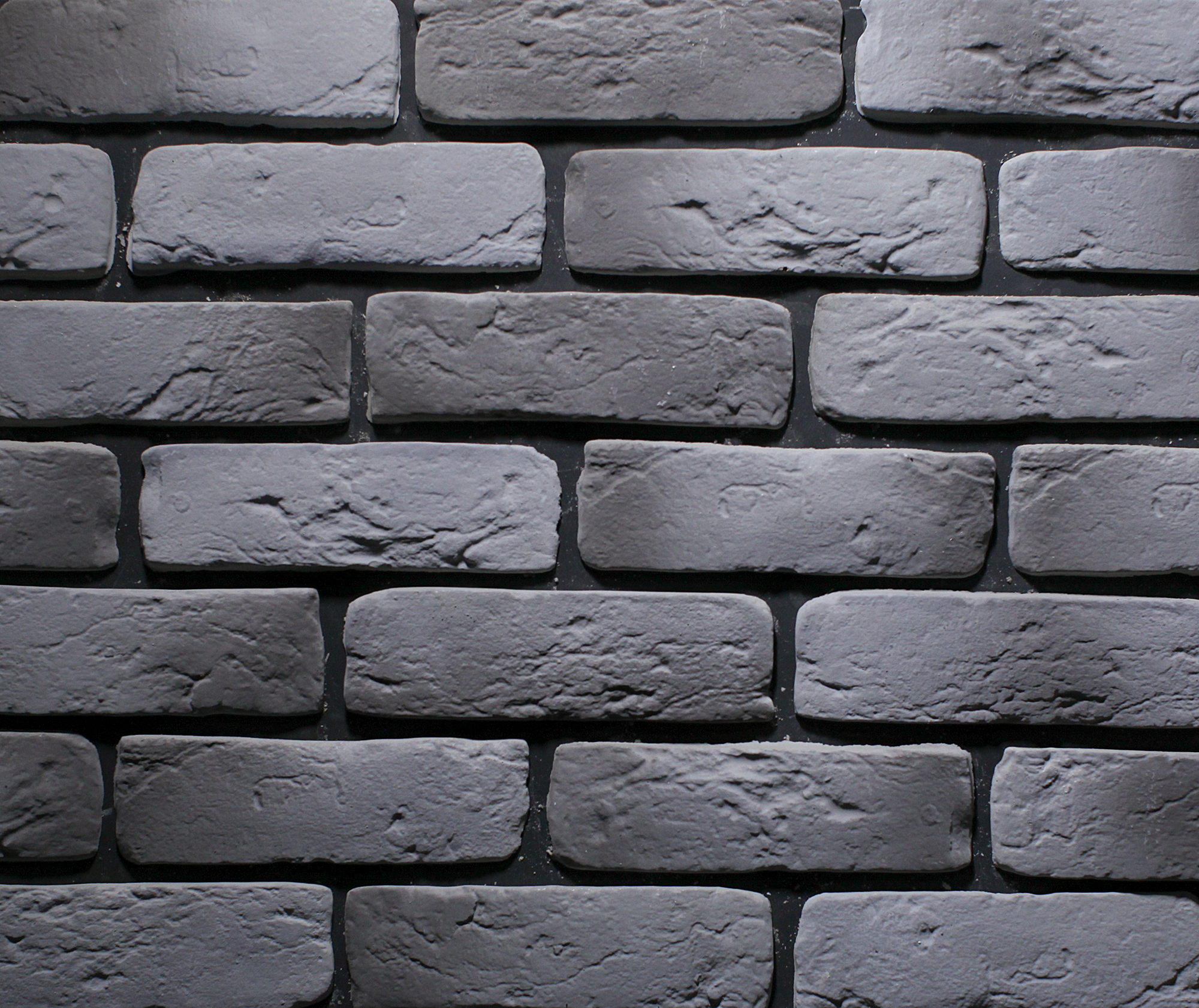 Облицовочный кирпич "Элдер Брик" серый, для фасадов и интерьеров, 1м²