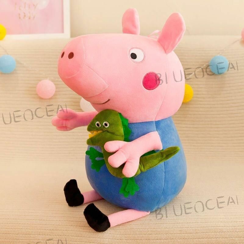 Игрушка мягкая "Свинка Пеппа" , для детей 1+ лет, 20см, синяя
