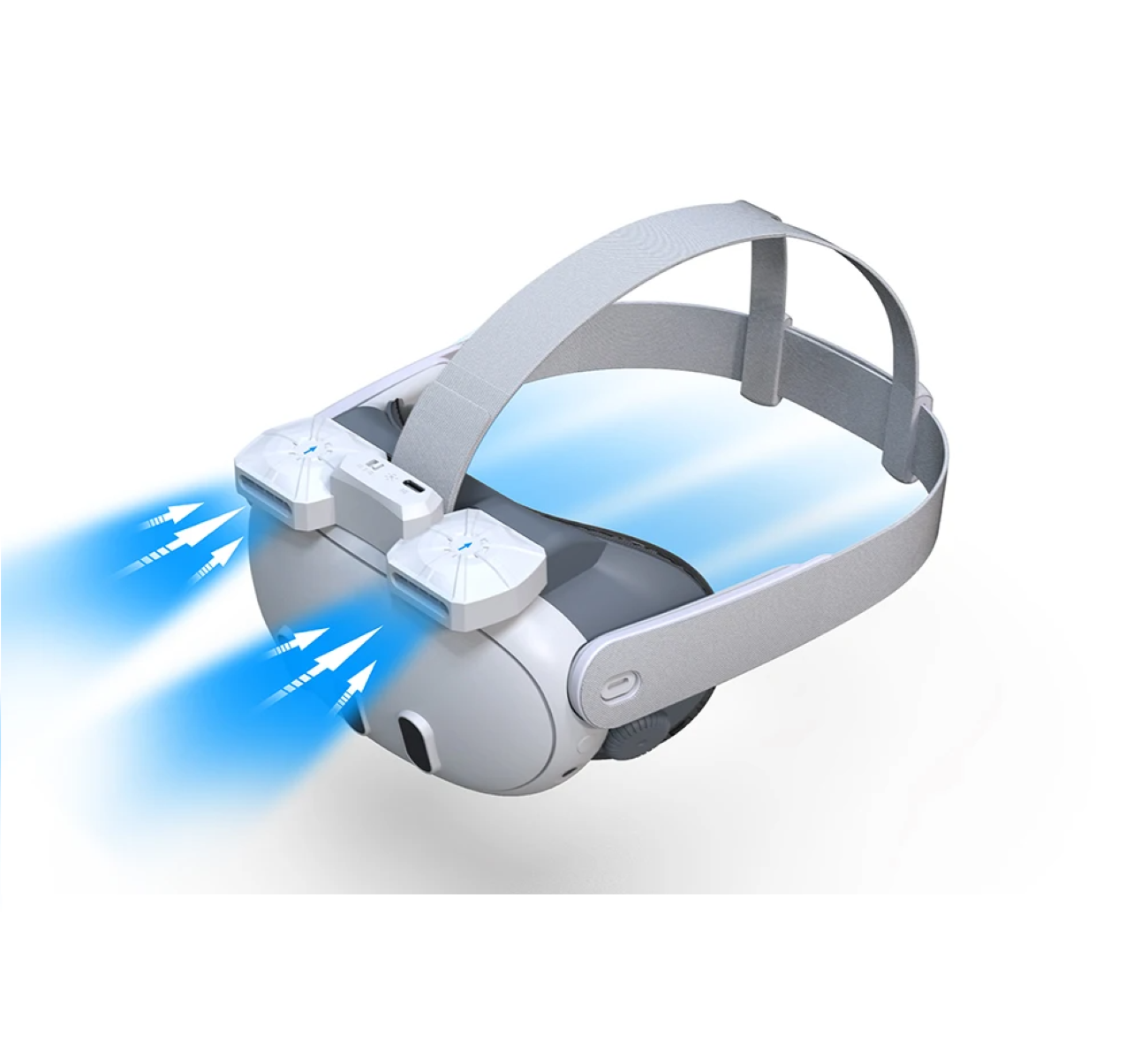 Лицевая Маска с активным охлаждением ( с вентиляторами ) для шлема VR Oculus Quest 3 / VR аксессуар