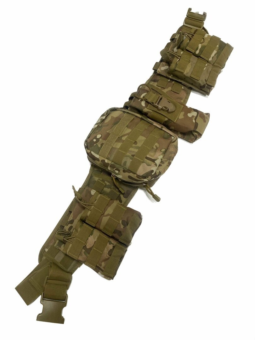Тактический пояс с подсумками/Тактический варбелт с подсумками мультикам