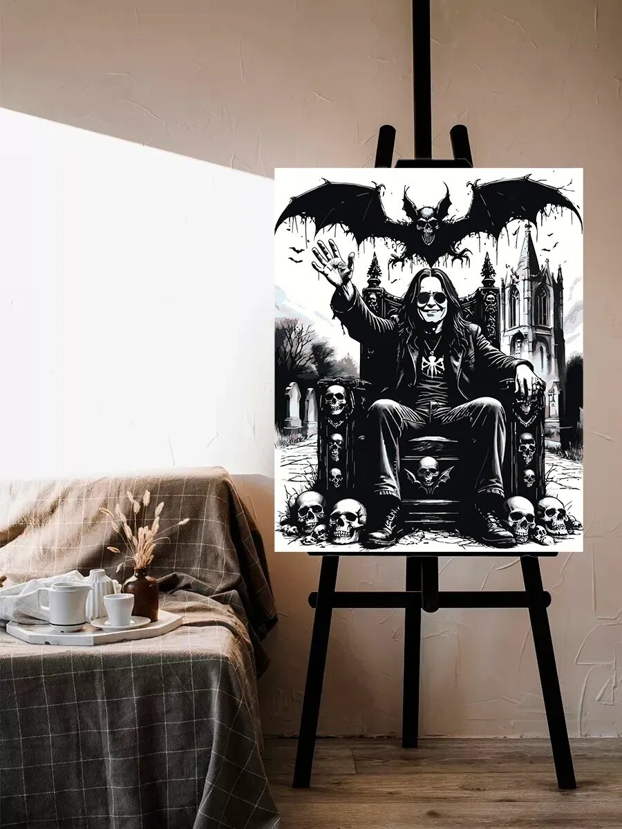 Картина по номерам Оззи Осборн Музыка Ozzy Osbourne Рок
