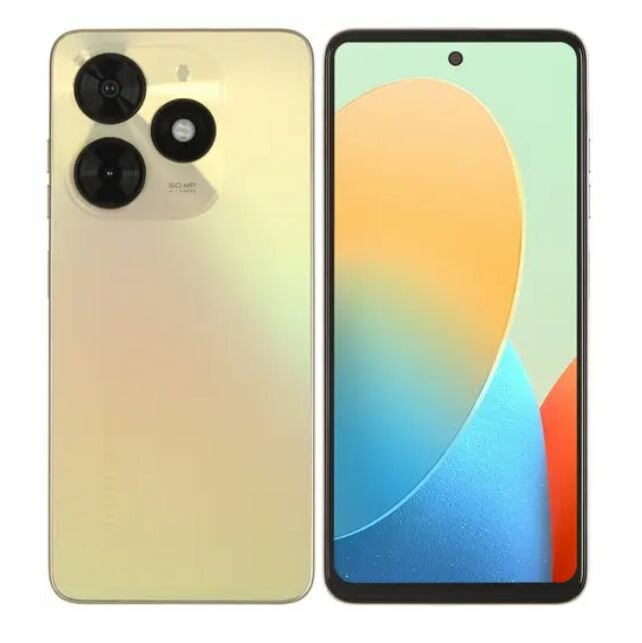 6,56" Смартфон Tecno SPARK 20C 4/256 ГБ (4894947016950) 2023, золотой