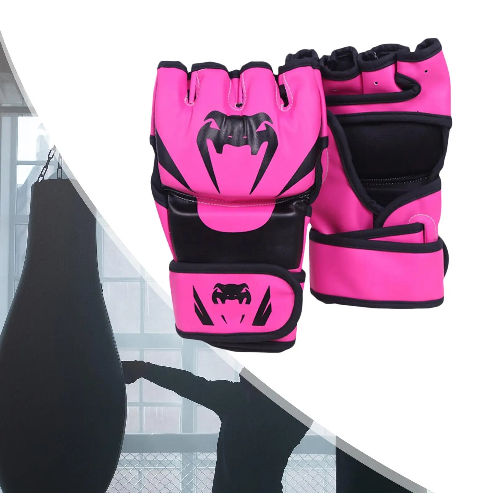 Боксерские перчатки Venum MMA Pink, розовые