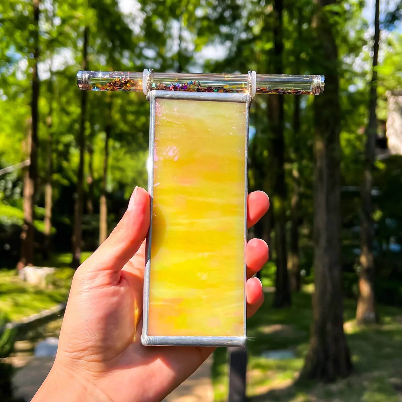 MORLENS ручные витражные калейдоскопы для взрослых 2 шт. Желтый, Golden