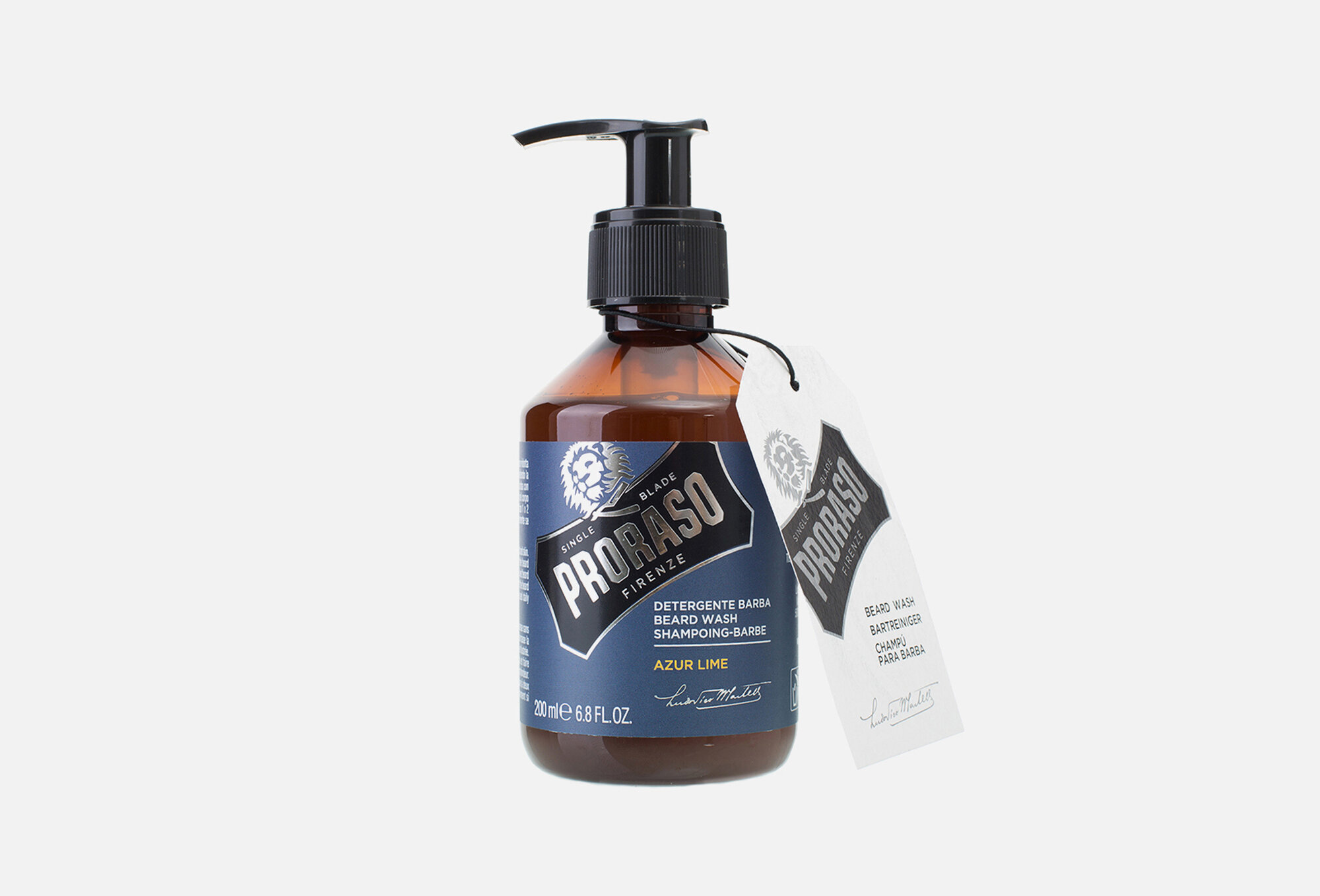Шампунь для бороды PRORASO Azur Lime 200 мл