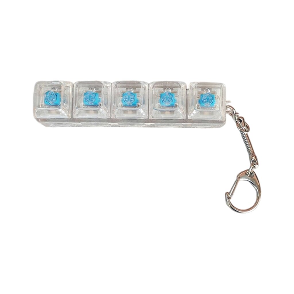 Клавиатура Ключевая игрушка для взрослых Стресс Пальчиковая игра Декомпрессионный Сенсорный брелок