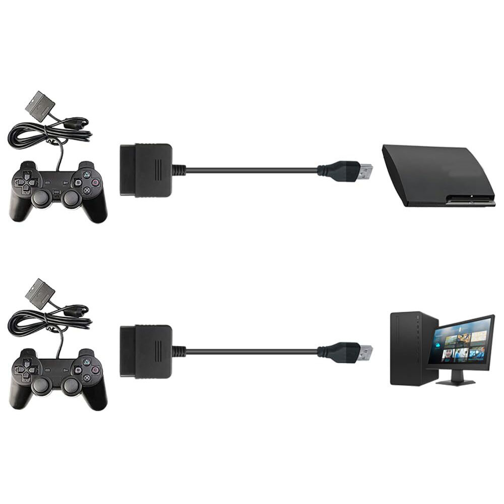 1 x Кабель-адаптер Конвертер 15 см для контроллера PS2 с вашим для PS3 или ПК