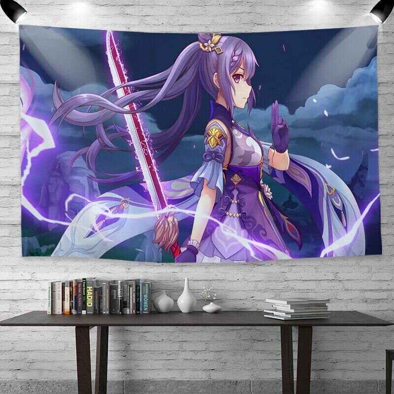 Гобелен аниме genshin Impact японский