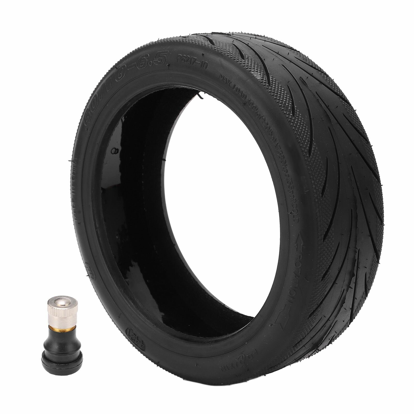 Бескамерная взрывозащищенная шина для электросамоката с ниппелем для Ninebot Max G30, прочная вакуумная замена шин