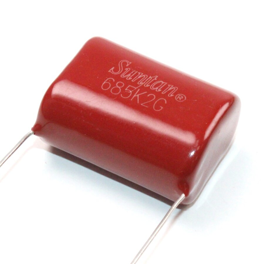 К73-17 6,8 мкФ/400В, Конденсатор, SUNTAN, (35x20x28)