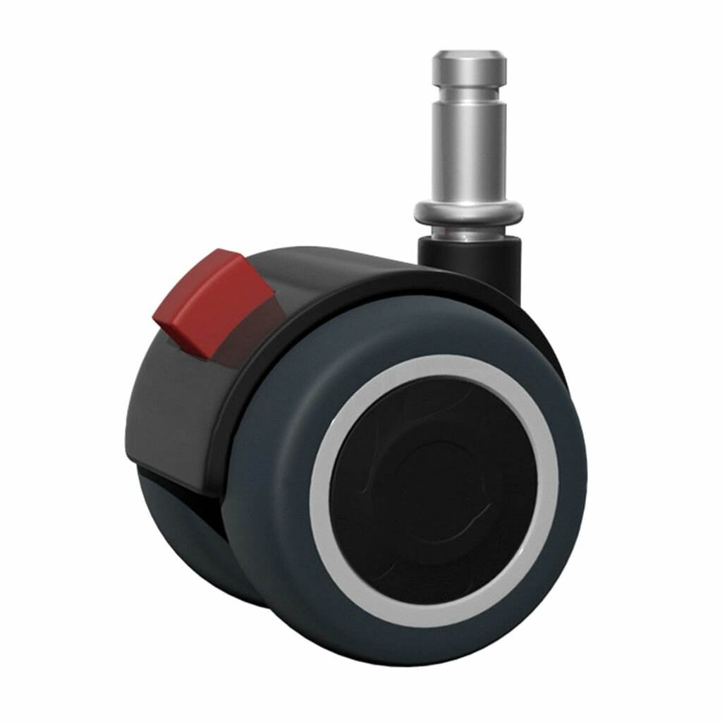 Колеса для офисных кресел, бесшумные и износостойкие, вставные, стержневые, универсальные, тип B