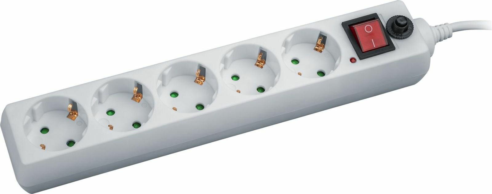 Фильтр сетевой Navigator Group 3х0.75 мм2, 10А, 5 гнезд, 5 м, 220В