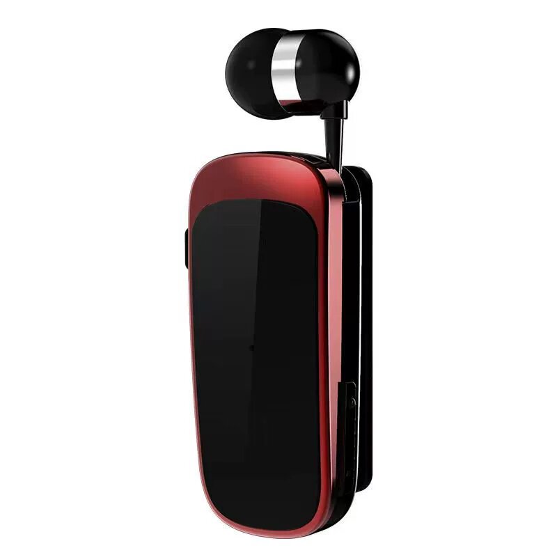 Беспроводные наушники-галстук Bluetooth для автомобиля, черно-красный базовый вариант, 10 часов автономности
