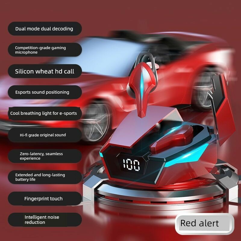 Беспроводные игровые наушники Bluetooth с нулевой задержкой для ПК, PS5, Xbox - RGB-подсветка, удобная посадка, новая