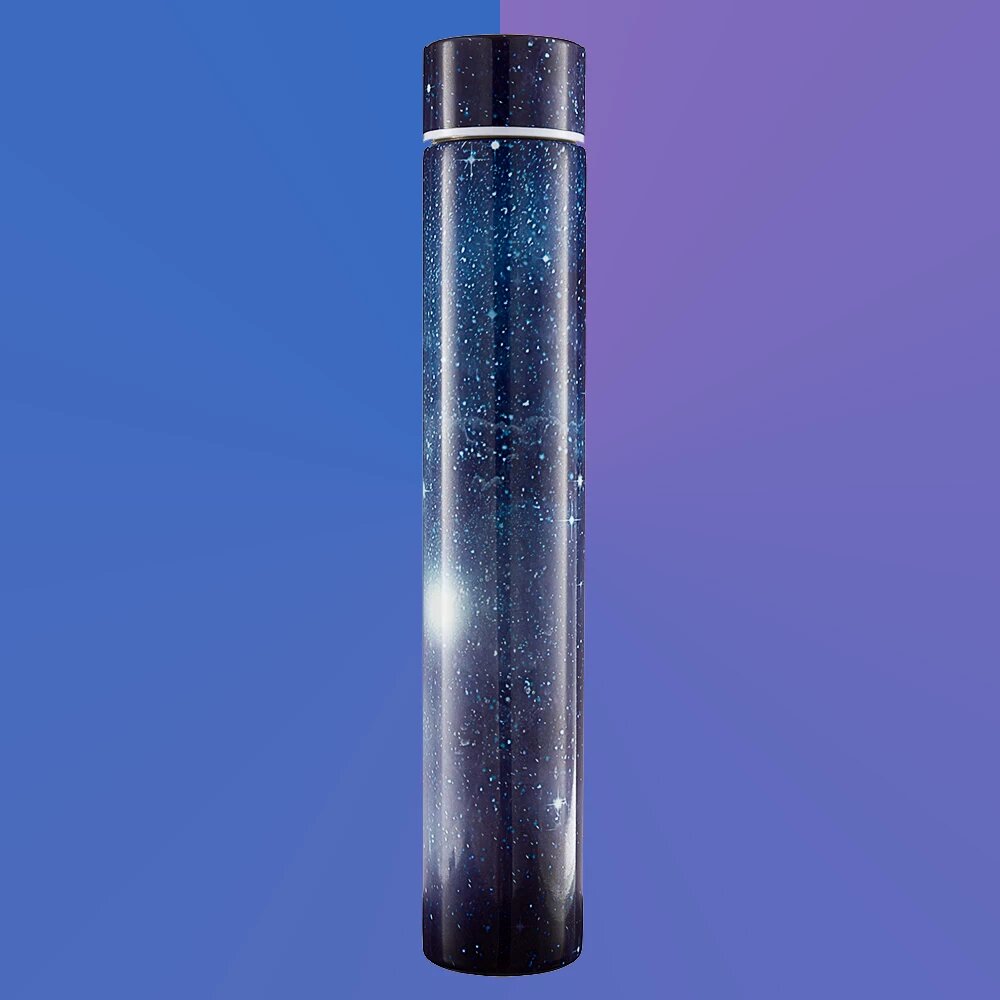 Корейский стиль, новый термос-бутылка с градиентным цветом и защитой от падений, тонкий, красочный и модный портативный