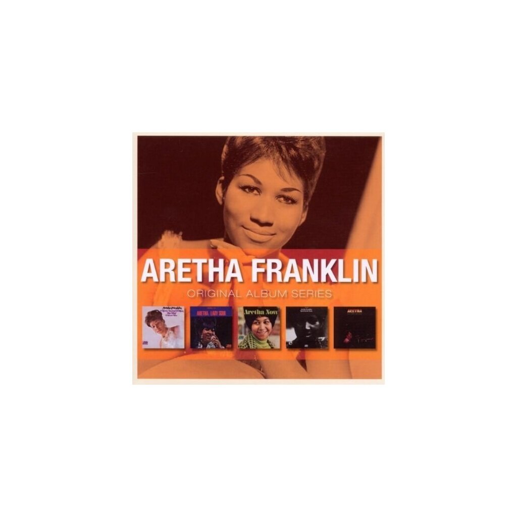 ARETHA FRANKLIN - ORIGINAL ALBUM SERIES (I Never Loved A Man The Way I Love You / Lady Soul / Aretha Now / Spirit In The Dark / Live At Fillmore West). 5 CD