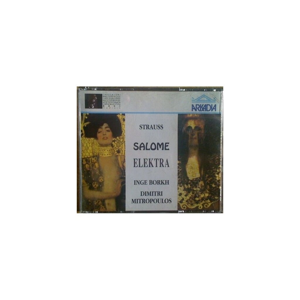 Диск Strauss: Salome & Elektra, Live Performance at the Metropolitan Opera and Carnegie Hall, 1955 / 58, with Inge Borkh, Christl Goltz, Blanche Thebom, conducted by Dimitri Mitropoulos (3 CD)