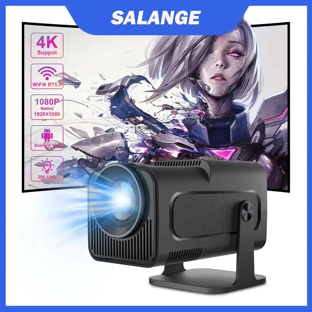 Salange HY320 Мини-проектор 1080P, EU Plug