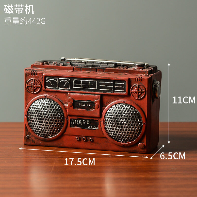 Ностальгические ретро-украшения из смолы, поделки, домашний декор, мини-украшения, реквизит для фотографии, камера, граммофон