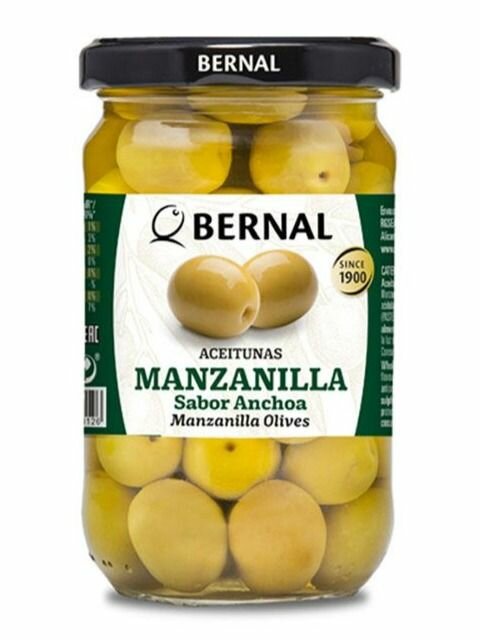 Оливки мансанилья (MANZANILLA), с косточкой, в рассоле, Испания, 300г
