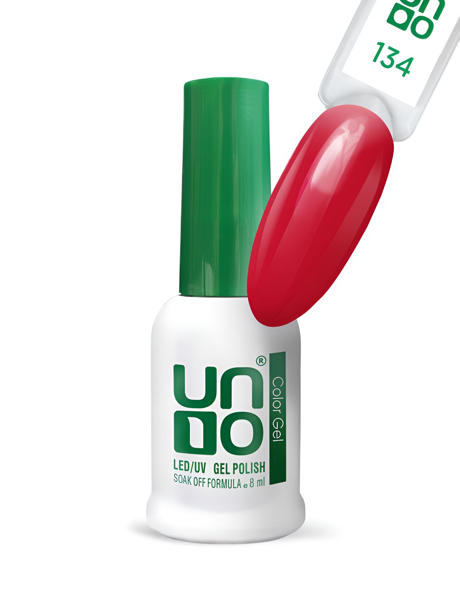 Гель-лак Uno Royal Red - 134 Наливное яблочко - Liquid Apple, для ногтей, 8 г