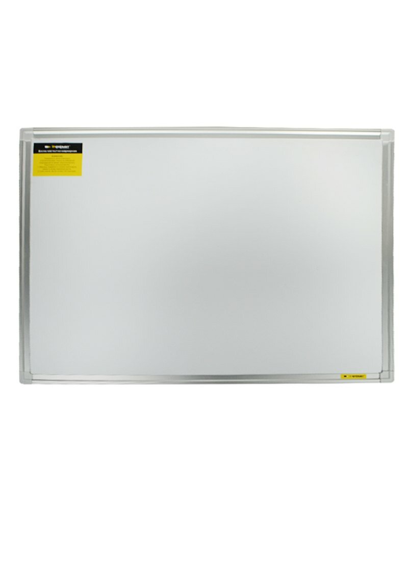 Доска офисная белая, магнитно-маркерная, 60*90см, алюм. рамка, inформат