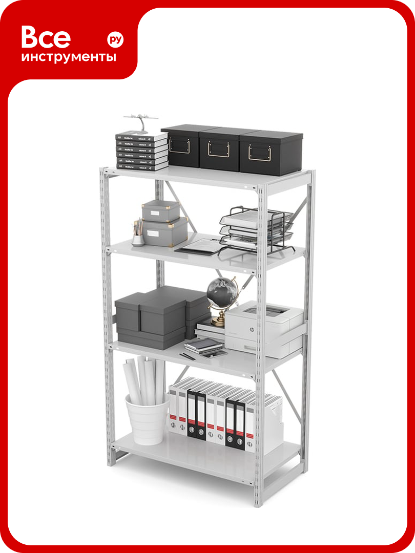 Стеллаж ГТС Универсал 2000x1060x500 мм, 4 полки 99-201150401С