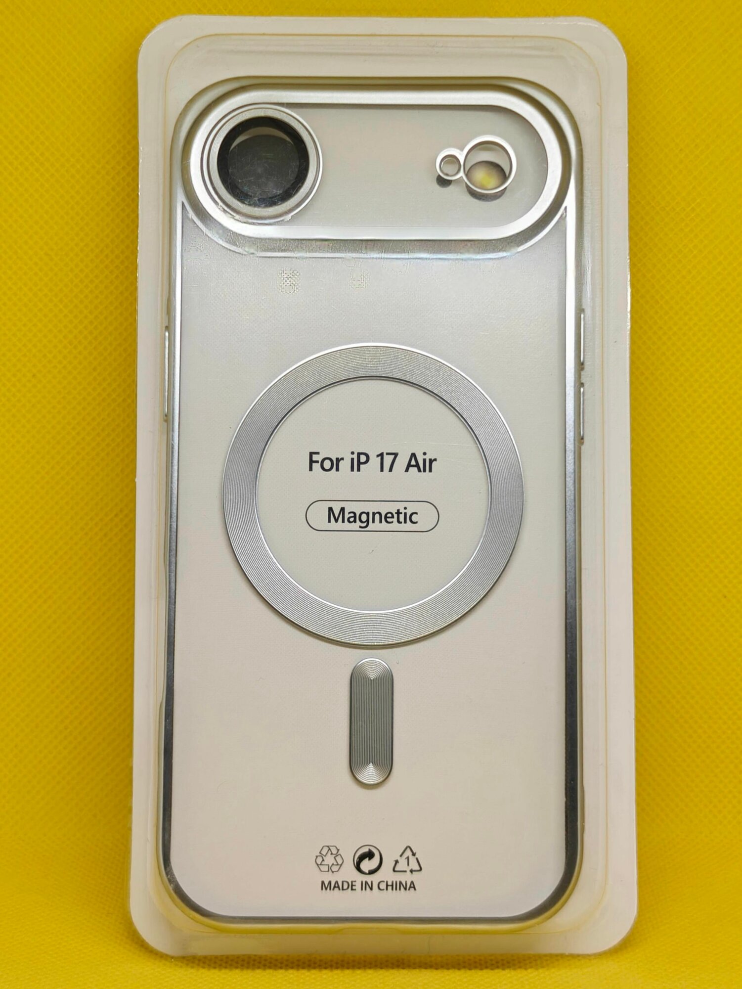 Чехол прозрачный силиконовый iPhone Air, с Magsafe
