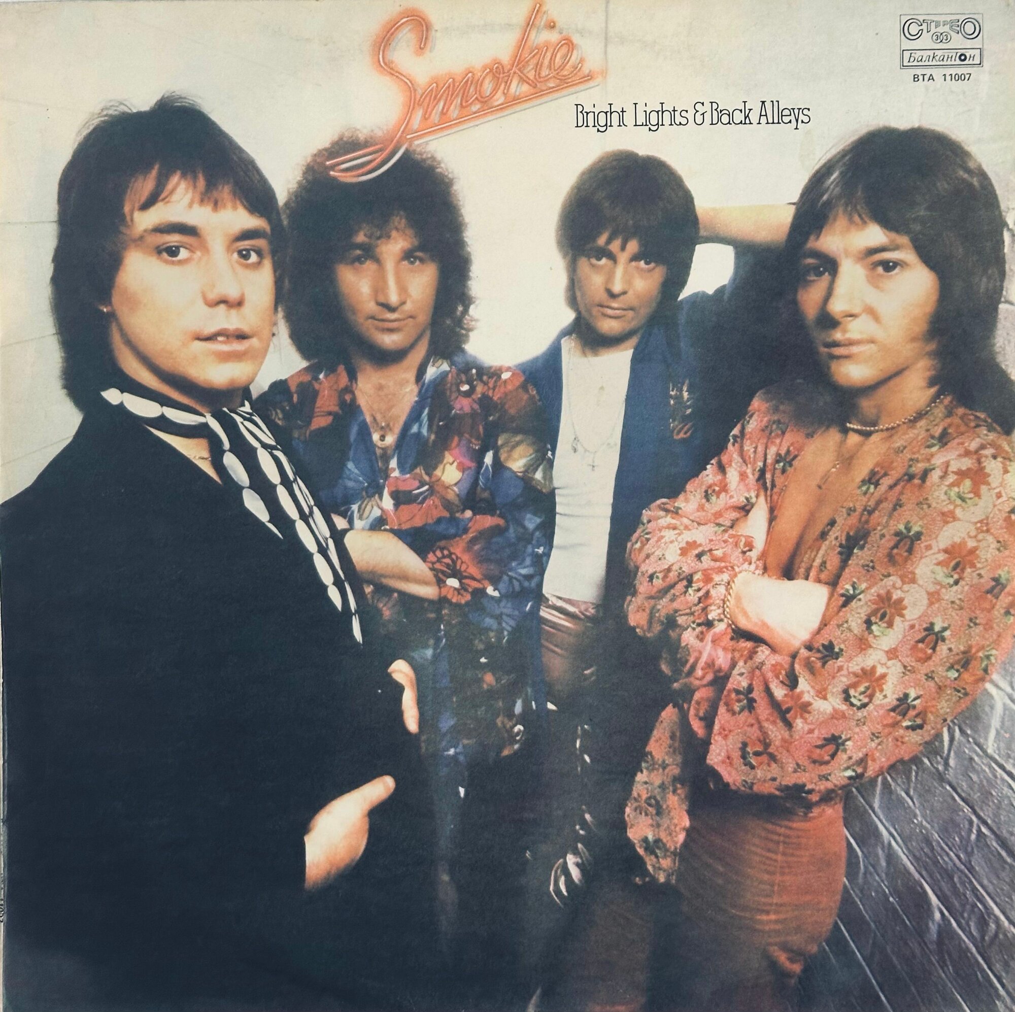 Smokie "Bright Lights & Back Alleys" , винил LP12" 1982