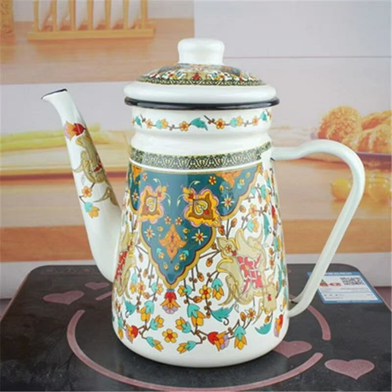 Эмалированный кофейник 1,1 л