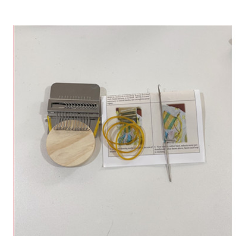 DIY ручная мини-версия персонализированной ткацкой машины, портативная вышивальная машина, ремонтная ткацкая машина для текстиля