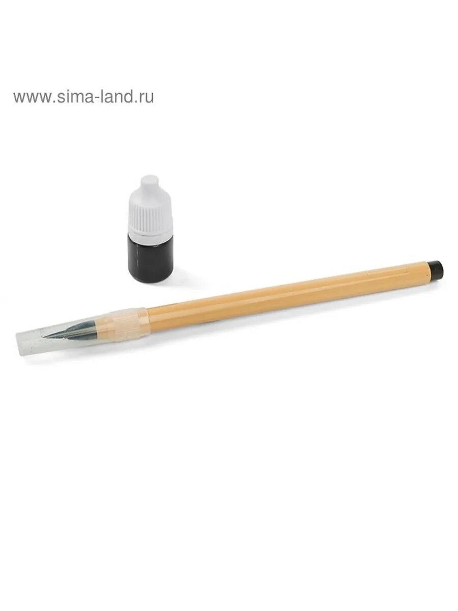 Профессиональная каллиграфическая кисть с чернилами