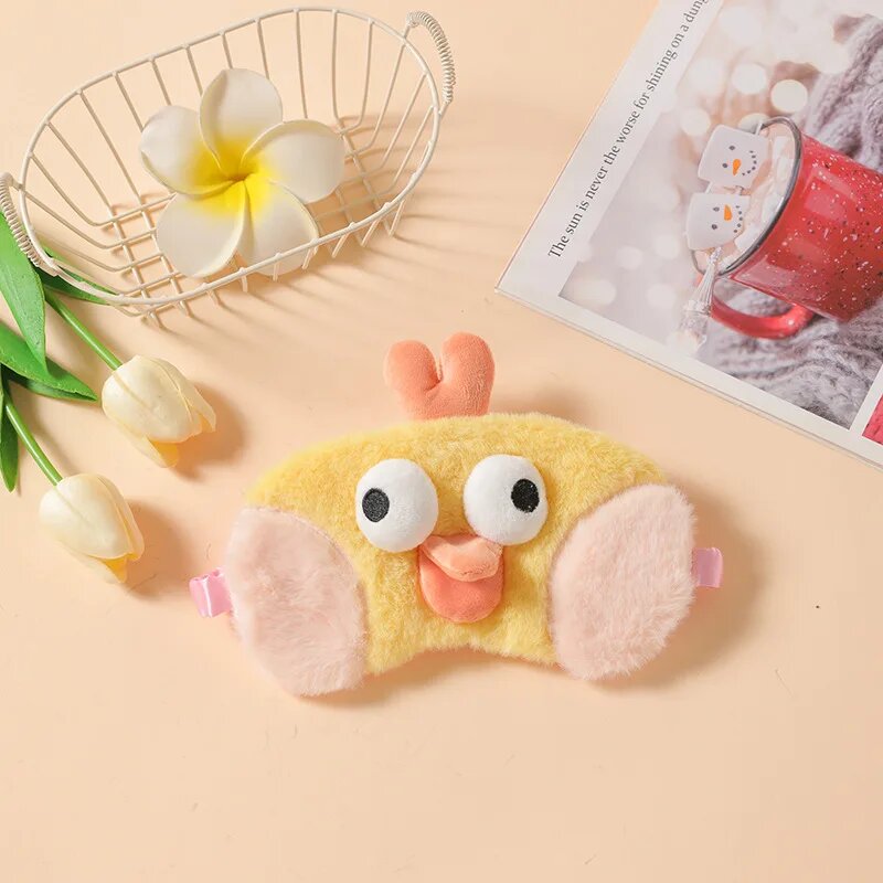 Плюшевая маска для сна Chick Color: 6