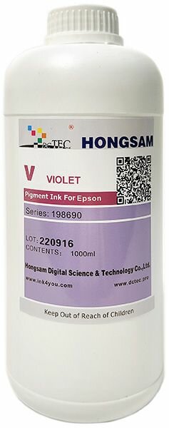 Чернила DCTec пигментные Epson Pro7900 Violet (фиолетовый) 1000 мл
