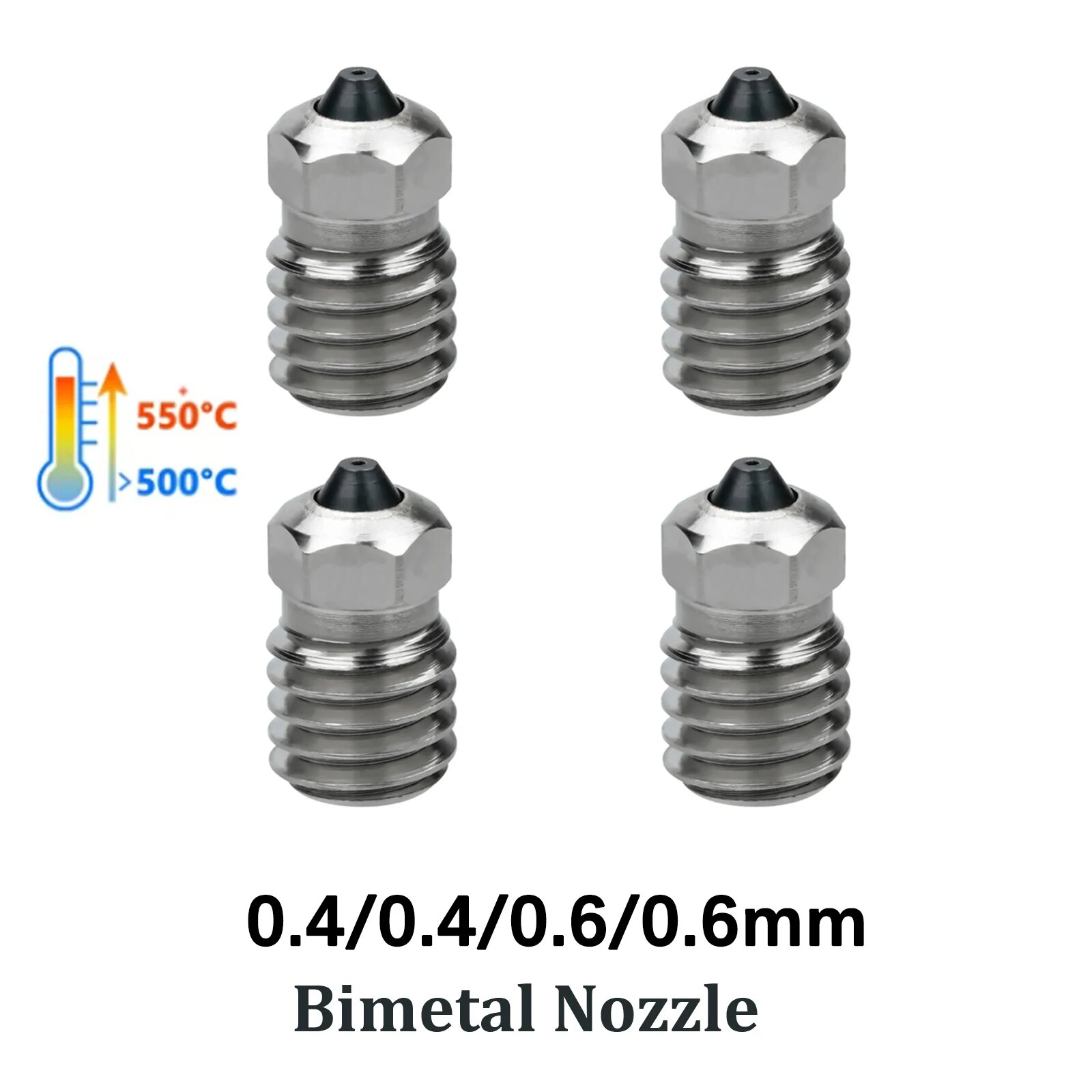 Модернизированный комплект хотэнда для Qidi X Plus 3 / X Max 3 / X Smart 3 / Q1 Pro Nozzle-C4466