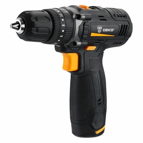 Ударная дрель-шуруповерт DEKO GCD12DU, 2Ач, с двумя аккумуляторами [063-4038]