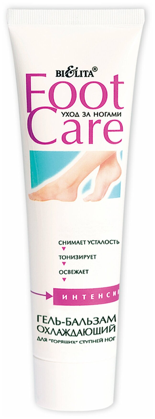 Белита Foot Care Гель-бальзам охлаждающий для "горящих" ступней ног, 100 мл
