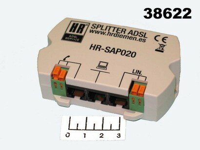 Сплиттер телефонный для ADSL modema HR-SAP020