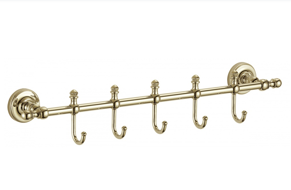 Планка 5 крючков для полотенец Ganzer GZ31075-E